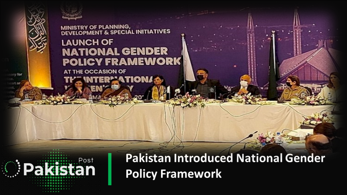 Pakistan Introduced National Gender Policy Framework - Pakistan Post